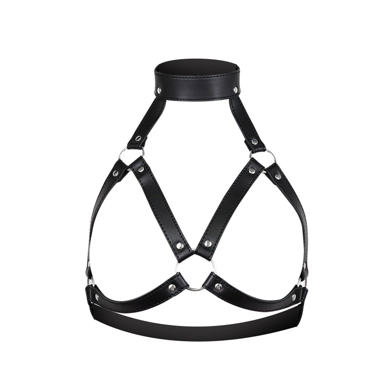Black Magic Female Bondage Chest Harness Frisky Business Sg